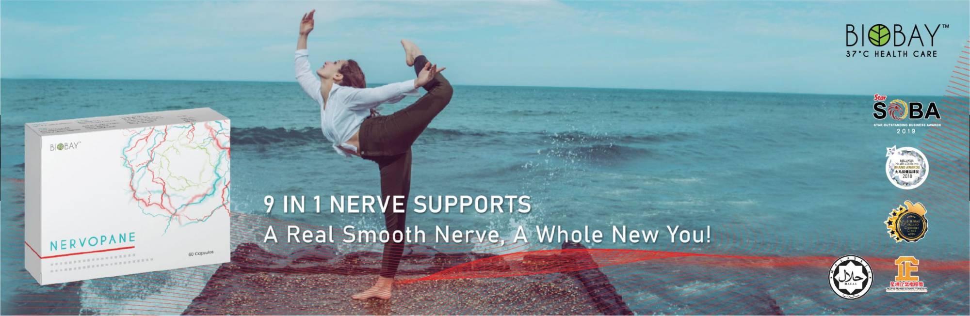 BIOBAY Nervopane 60 capsules