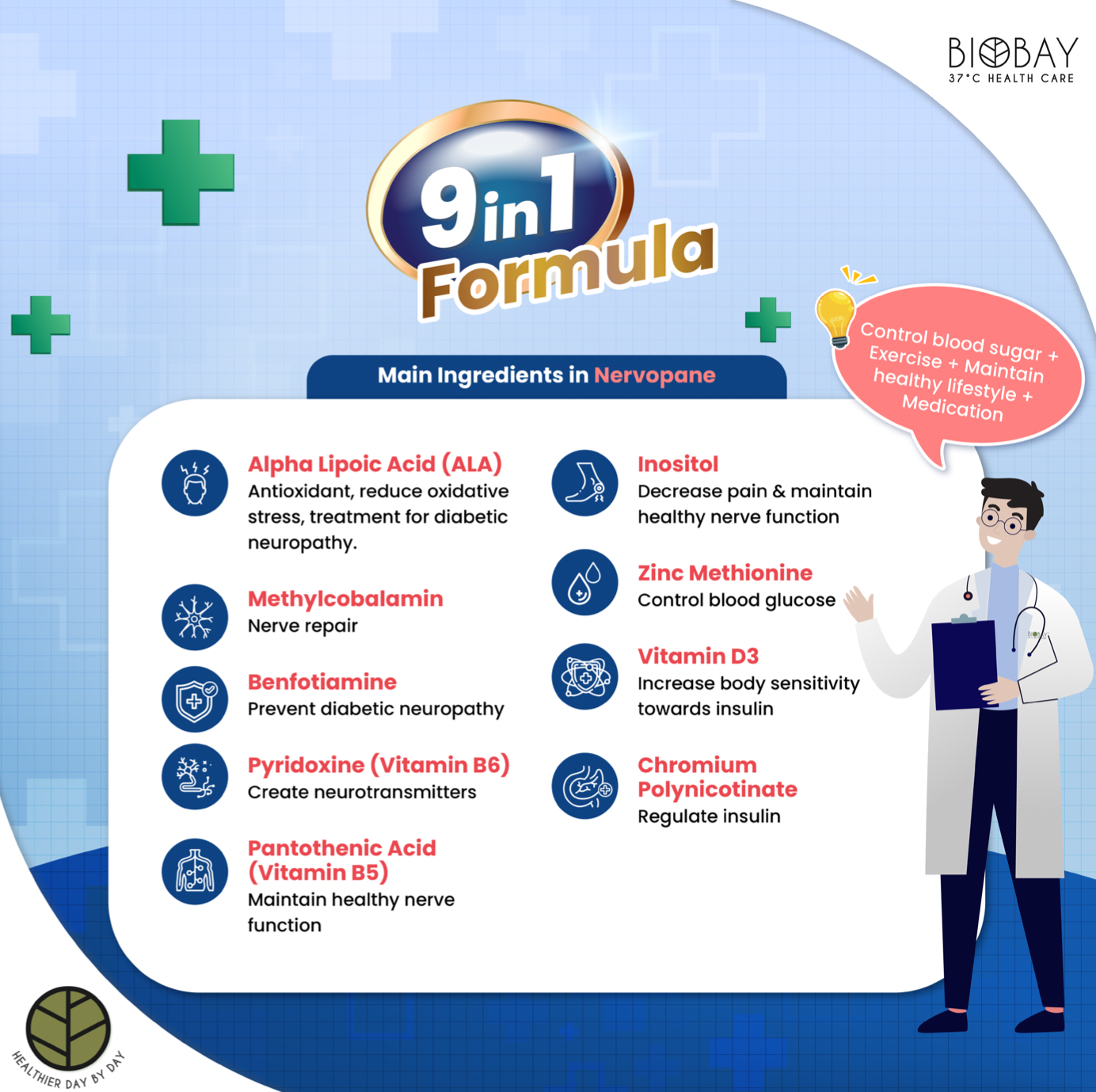 BIOBAY Nervopane 60 capsules